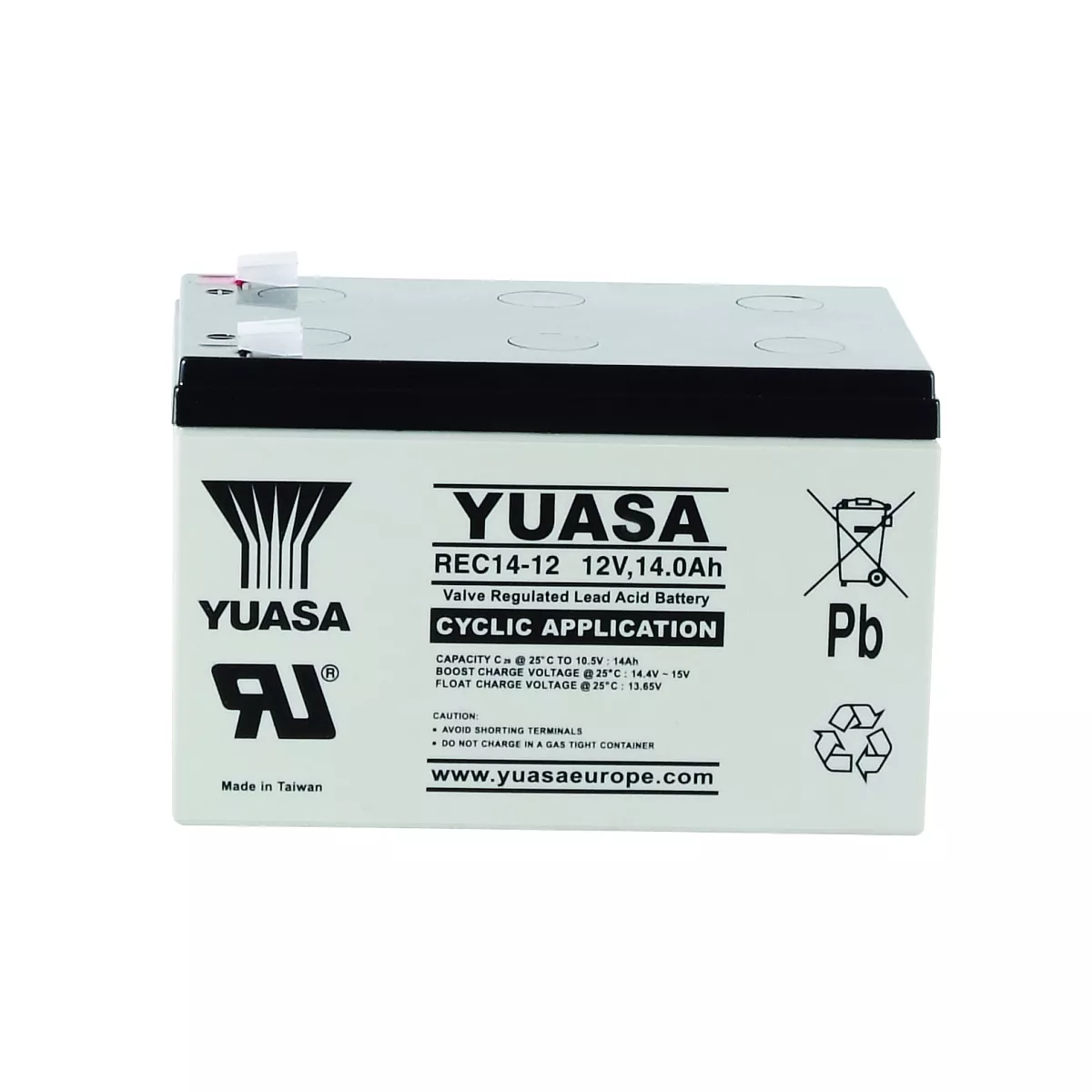 BATTERIE YUASA REC14-12 - Batteries industrielles - BatterySet