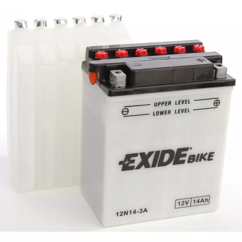 BATTERIE EXIDE CONVENTIONAL 12V 12N14-3A - Batteries Motos, Scooters ...