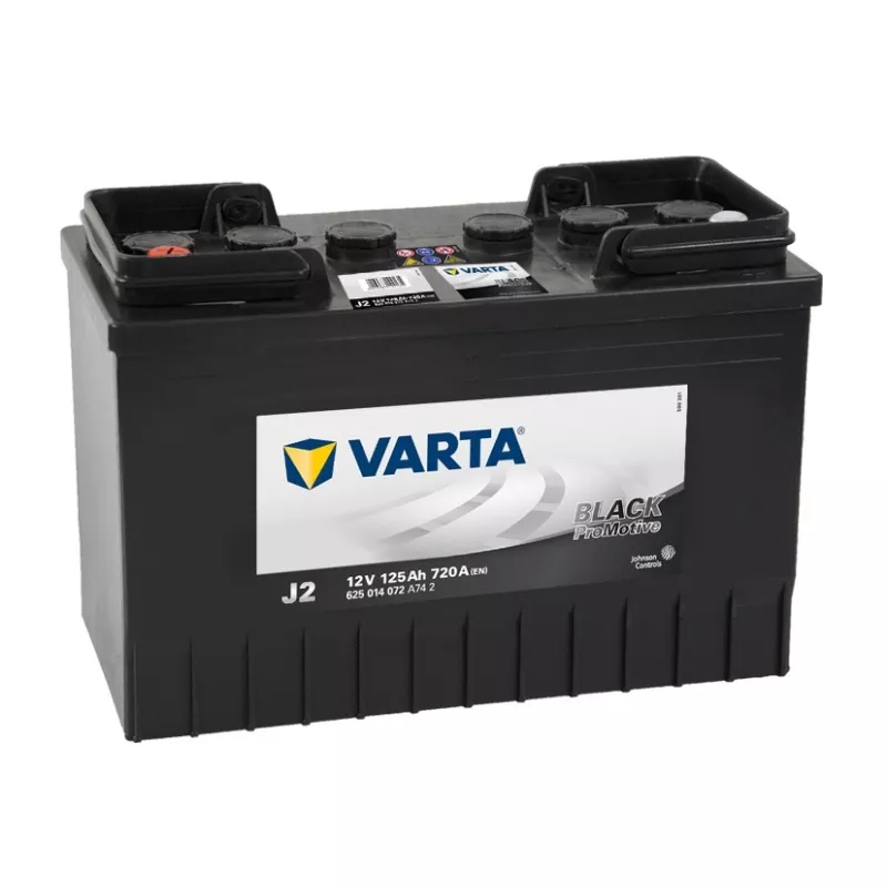BATTERIE VARTA PROMOTIVE BLACK J2 12V 125AH 720A - Batteries Poids ...