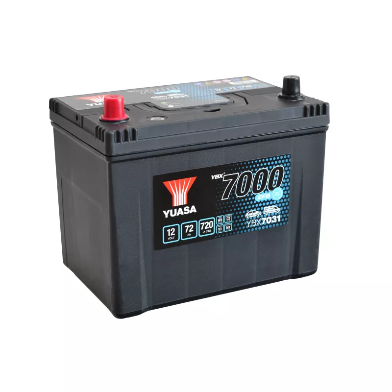 BATTERIE YUASA YBX7031 START STOP EFB 12V 72AH 720A - Batteries Auto ...