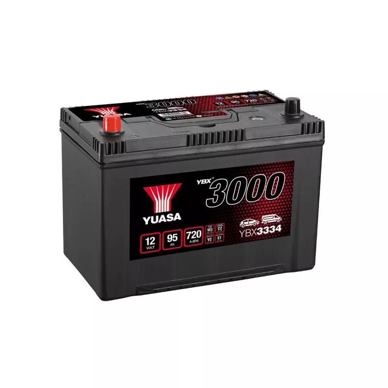 BATTERIE YUASA YBX3334 12V 95Ah 720A - Batteries Auto, Voitures, 4x4 ...