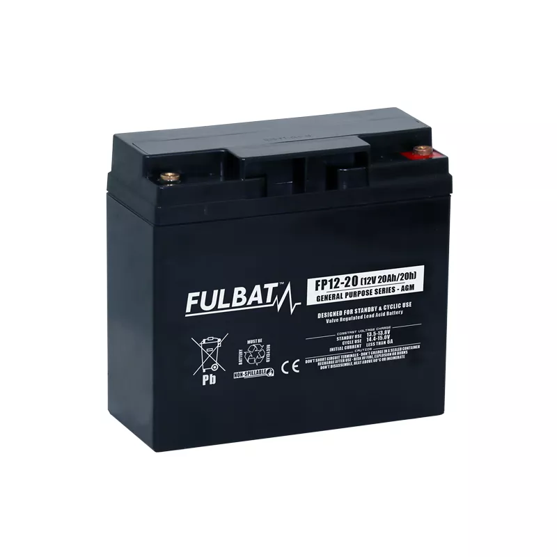 BATTERIE FULBAT FP12-20 12V 20AH - Batteries industrielles - BatterySet