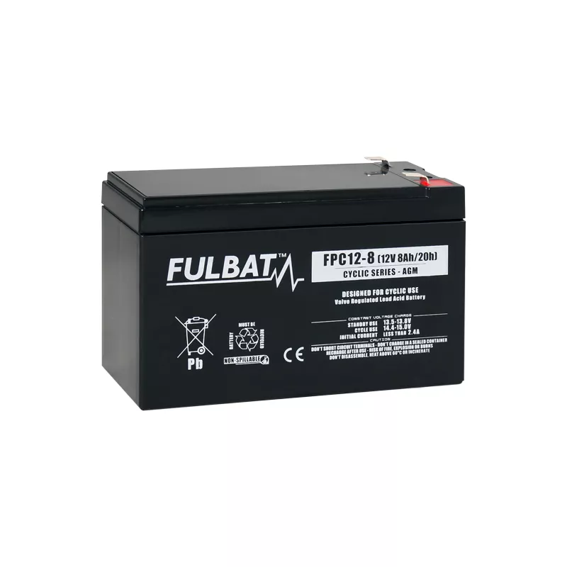 BATTERIE FULBAT FPC12-8 - Batteries industrielles - BatterySet