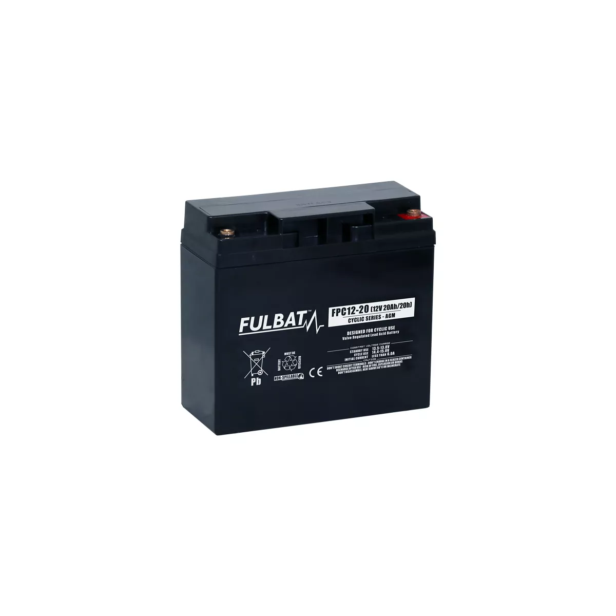 BATTERIE FULBAT FPC12-20 (Boite couleur) - Batteries industrielles ...