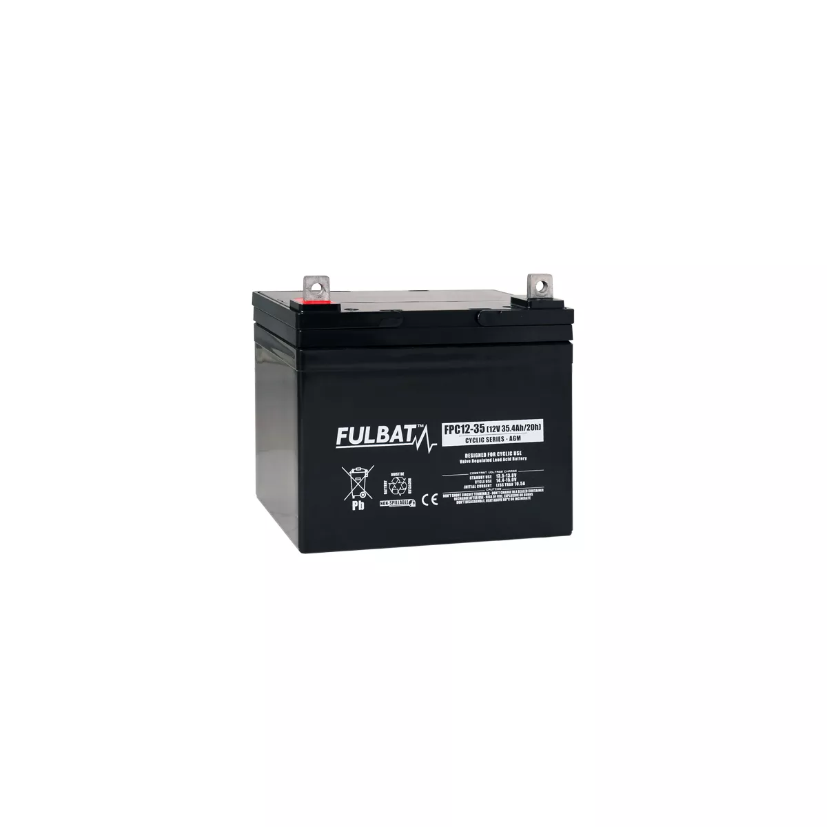 BATTERIE FULBAT FPC12-35 (Boite couleur) - Batteries industrielles ...