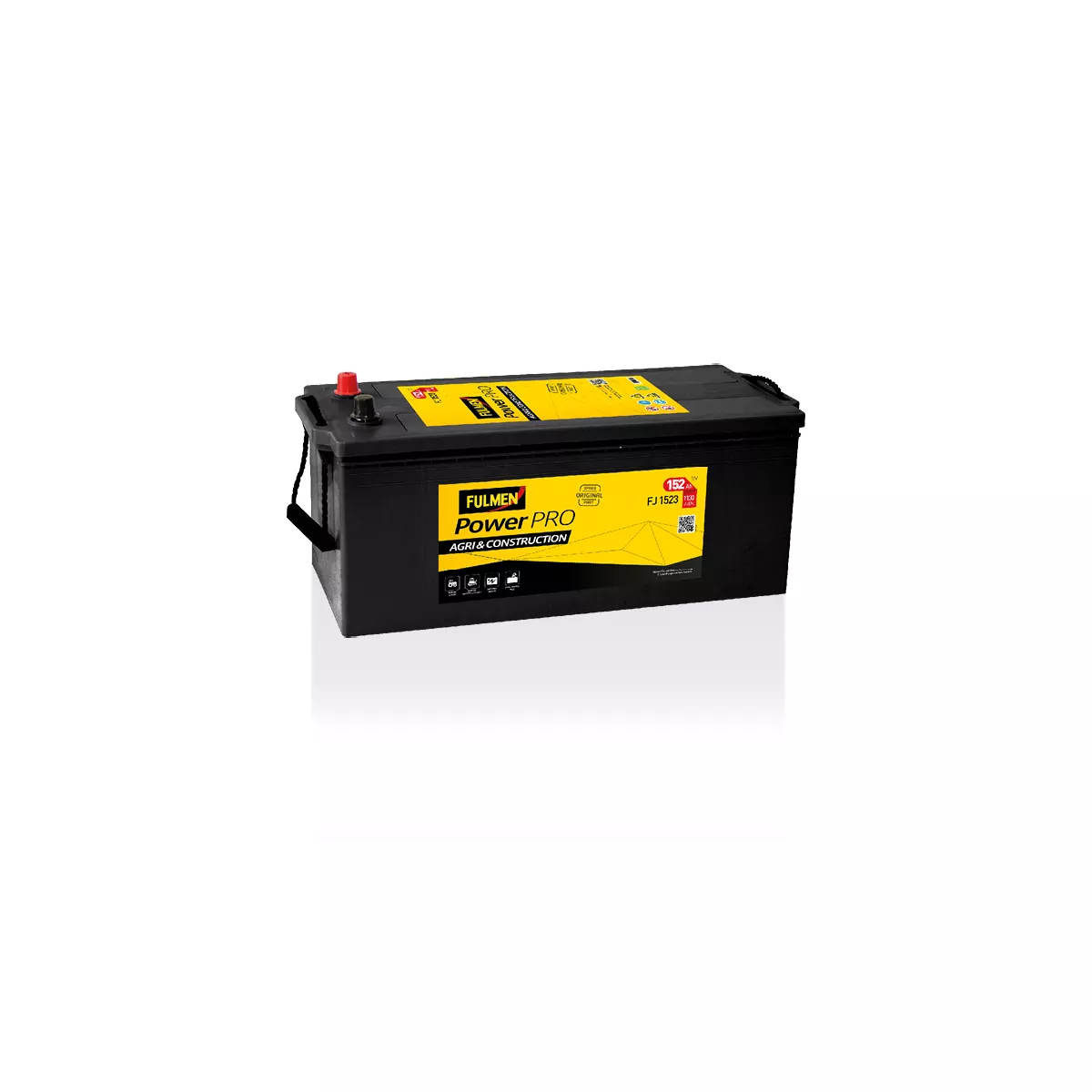 BATTERIE FULMEN FJ1523 12V 152AH 1130A - Batteries Poids-Lourd, Camions ...