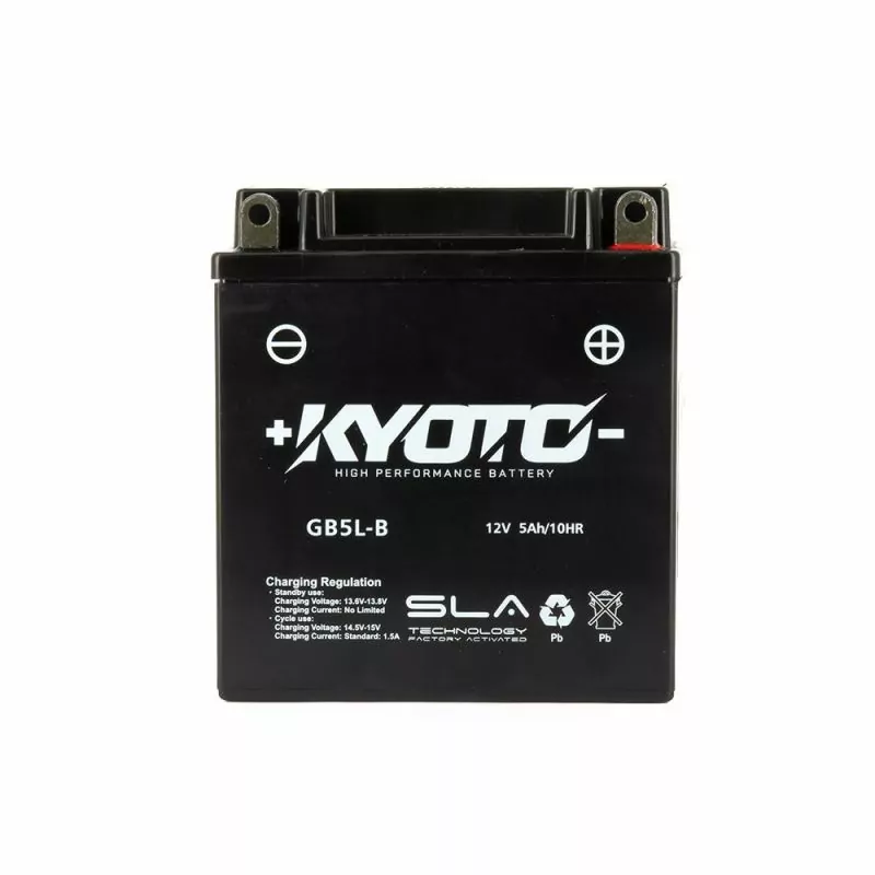 BATTERIE MOTO KYOTO YB5L-B 12V 5AH 55A - Batteries Motos, Scooters ...