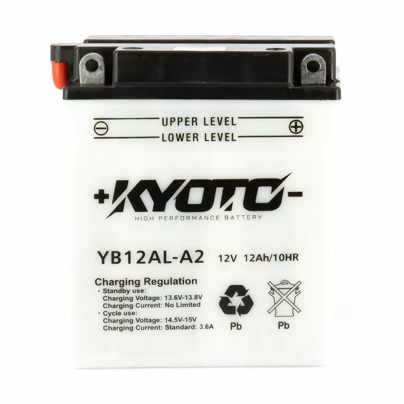 BATTERIE MOTO KYOTO YB12AL-A2 12V 12AH 165A - Batteries Motos, Scooters ...