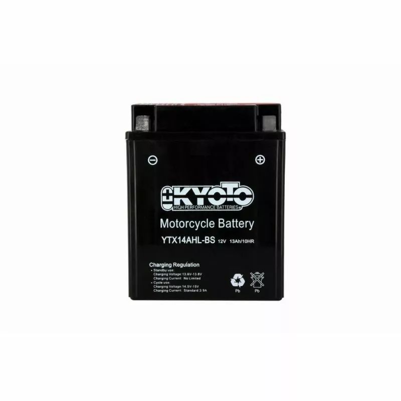 BATTERIE MOTO KYOTO AGM GTX14AHL-BS 12V 12AH 210A - Batteries Motos ...