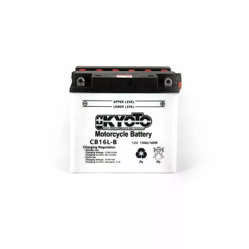 BATTERIE MOTO KYOTO YB16L-B 12V 19AH 240A - Batteries Motos, Scooters ...