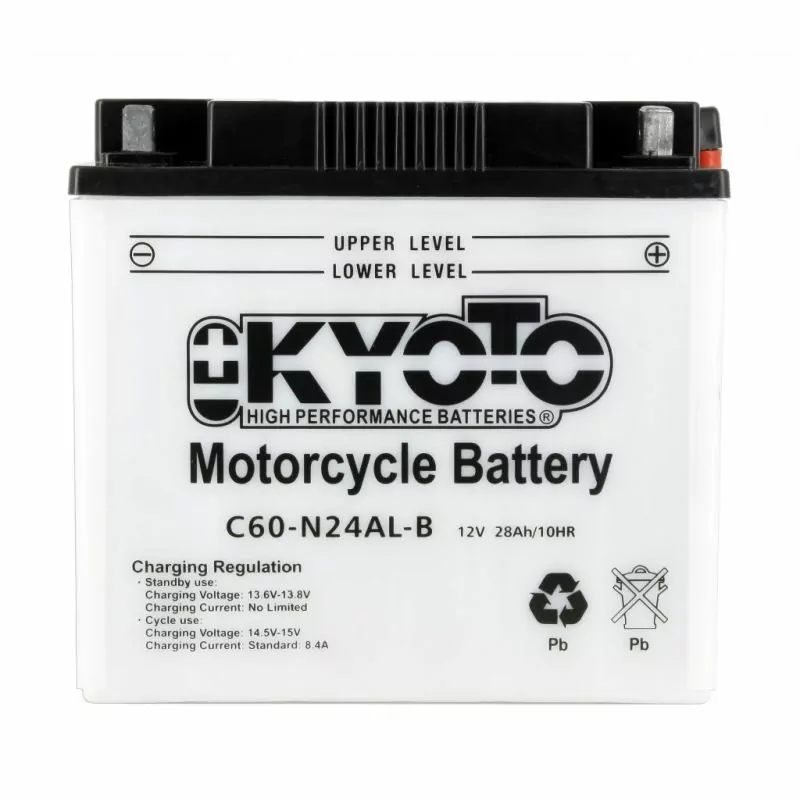 BATTERIE MOTO KYOTO Y60-N24AL-B 12V 28AH 280A - Batteries Motos ...