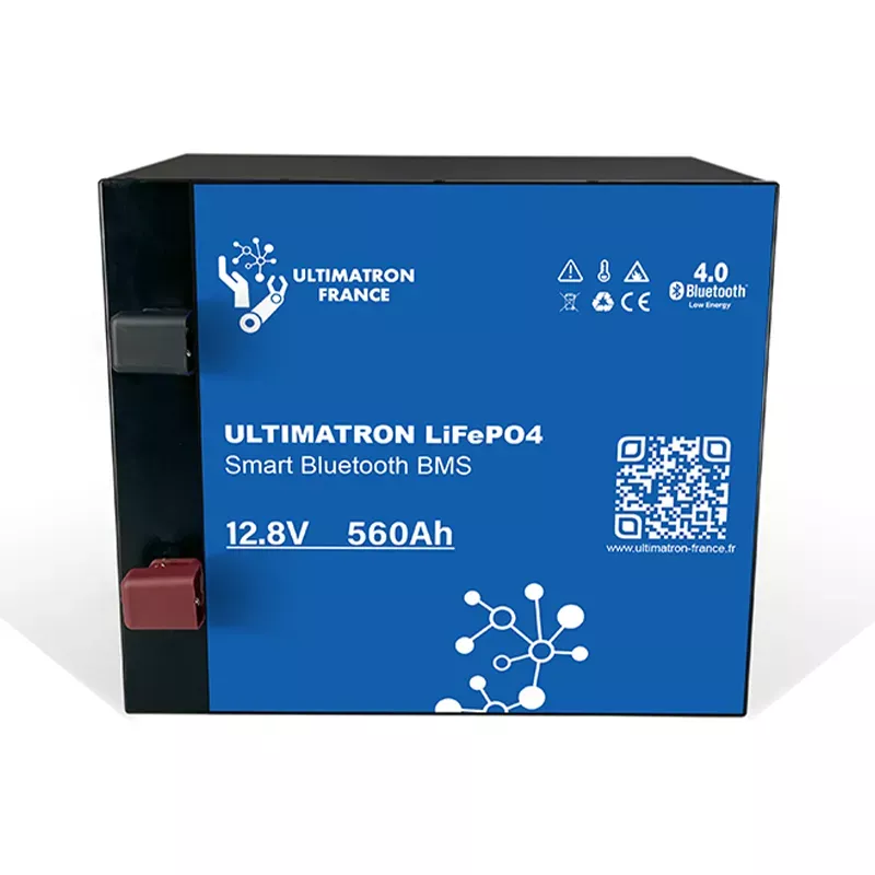 BATTERIE ULTIMATRON LIFEPO4 ULM-12-560 12,8V 560AH BLUETOOTH SMART BMS ...