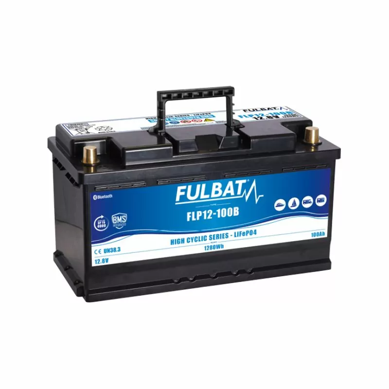 BATTERIE FULBAT LIFEPO - FLP12-100B (L5) SMART - Batteries Lithium ...