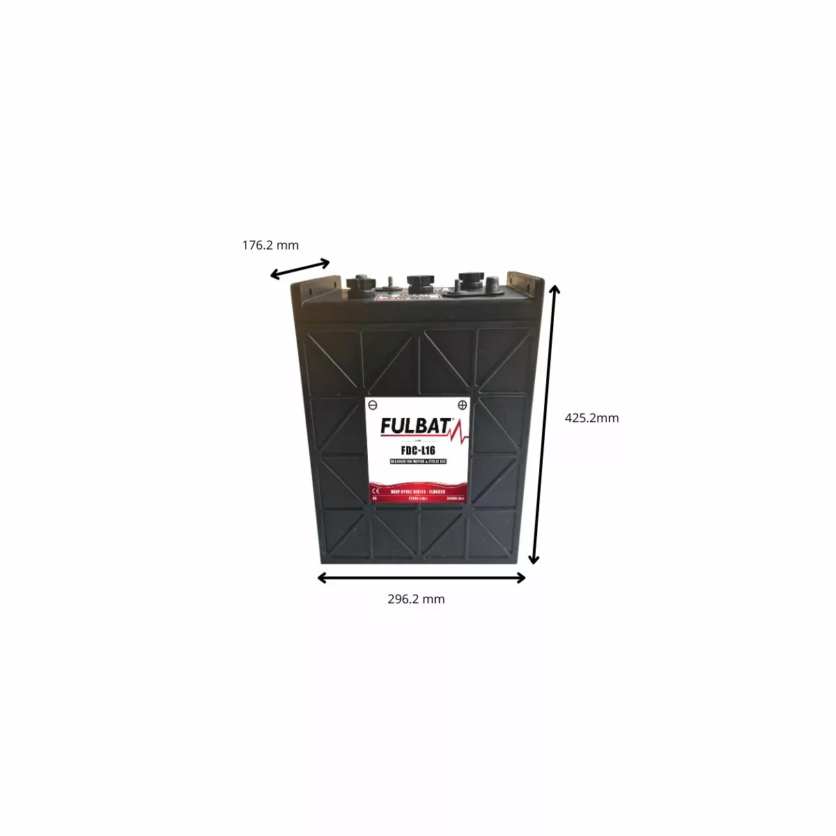 Batterie Deep Cycle Flooded FULBAT FDC-L16 - Batteries de traction ...
