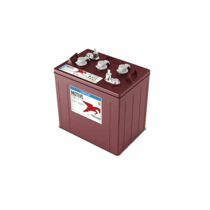 BATTERIE TROJAN DEEP CYCLE T125 6V - Batteries de traction Mobilité ...
