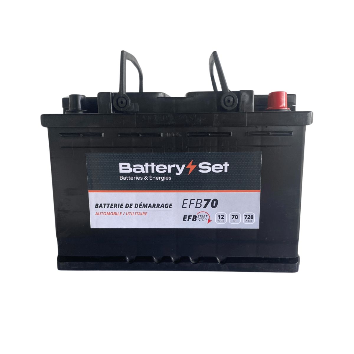 BATTERIE AUTO BATTERYSET START STOP EFB70 12V 70AH 720A - Batteries ...