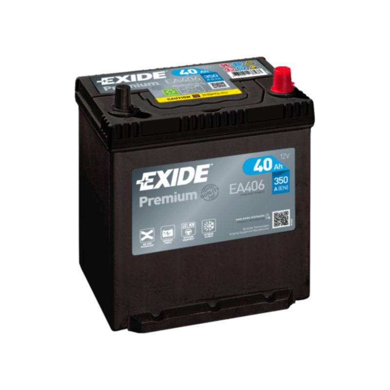 BATTERIE EXIDE PREMIUM EA406 12V 40AH 350A - Batteries Auto, Voitures ...