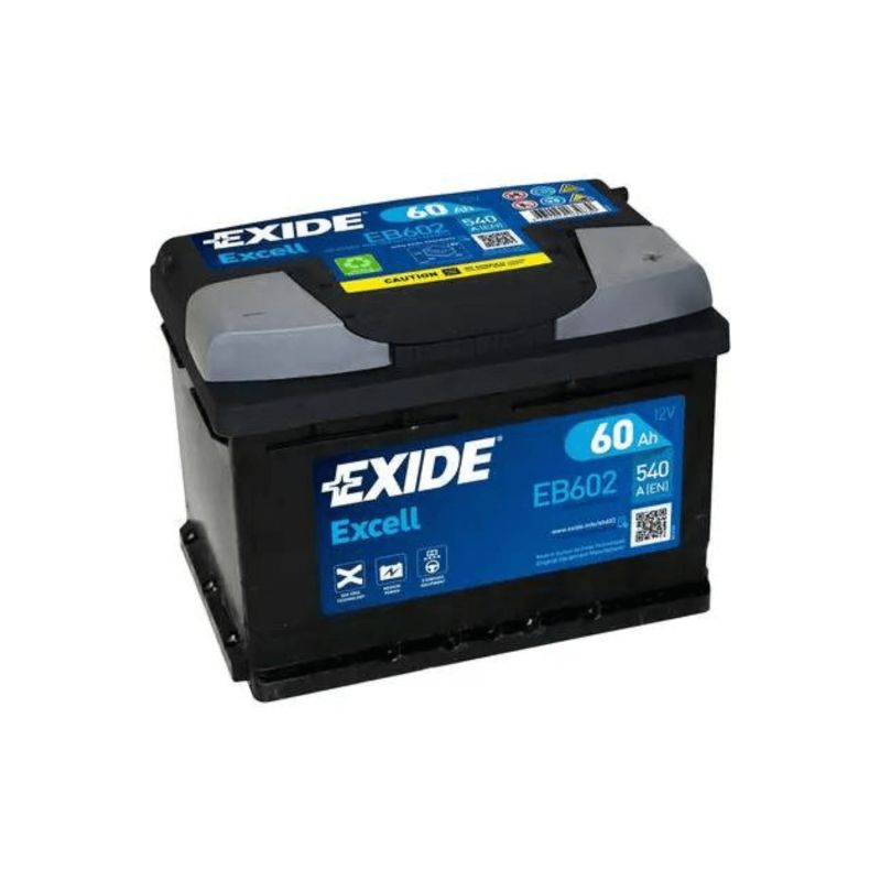 BATTERIE EXIDE EXCELL EB602 12V 60AH 540A - Batteries Auto, Voitures ...
