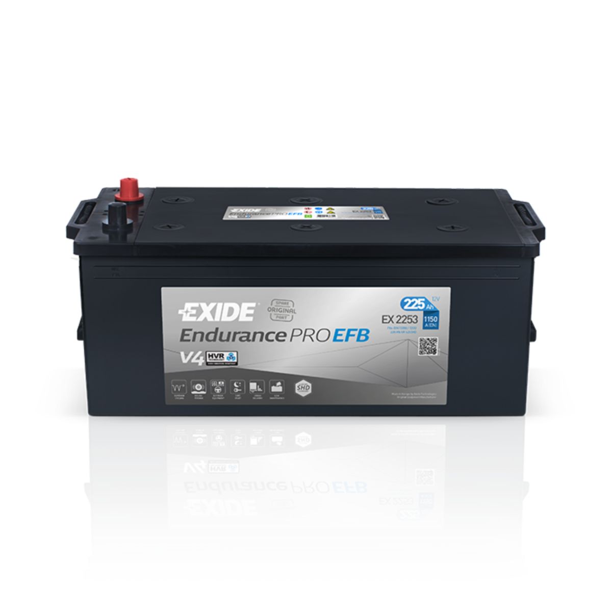 BATTERIE EXIDE EFB EX2253 12V 225AH 1150A - Batteries Poids-Lourd ...